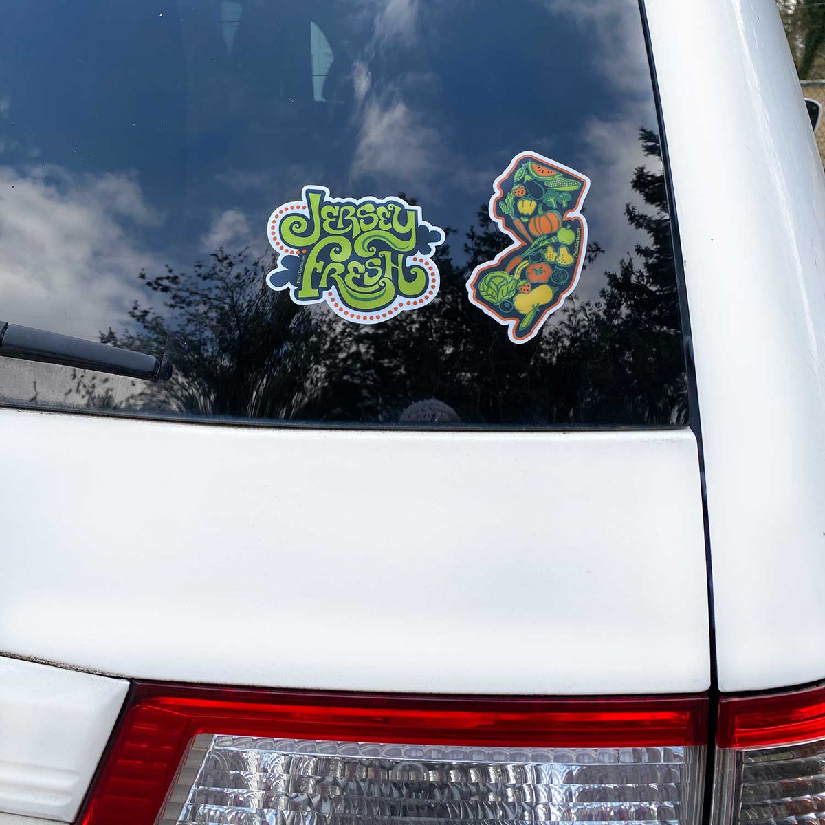 Jersey Fresh NJ Sticker - New Jersey Decal - Water bottle sticker / la ...